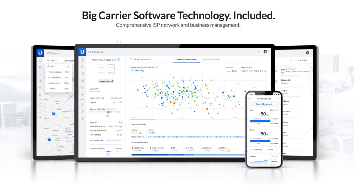 Ubiquiti | UISP | 可用于大型运营商的软件技术